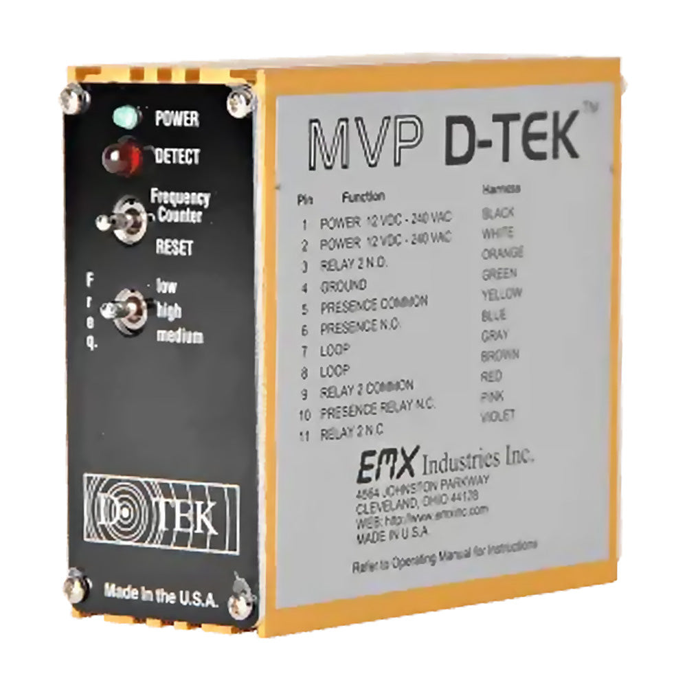 MVP D-TEK Multi Voltage Vehicle Loop Detector – Active-Pro Aero